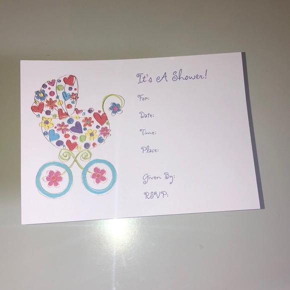 Papyrus | Office | Papyrus Baby Carriage Baby Shower Invitations | Poshmark